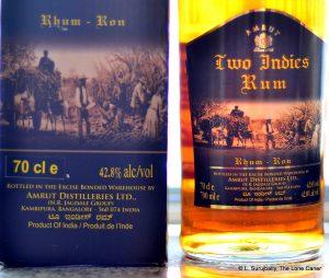 Amrut Two Indies Rum – Review – The Lone Caner