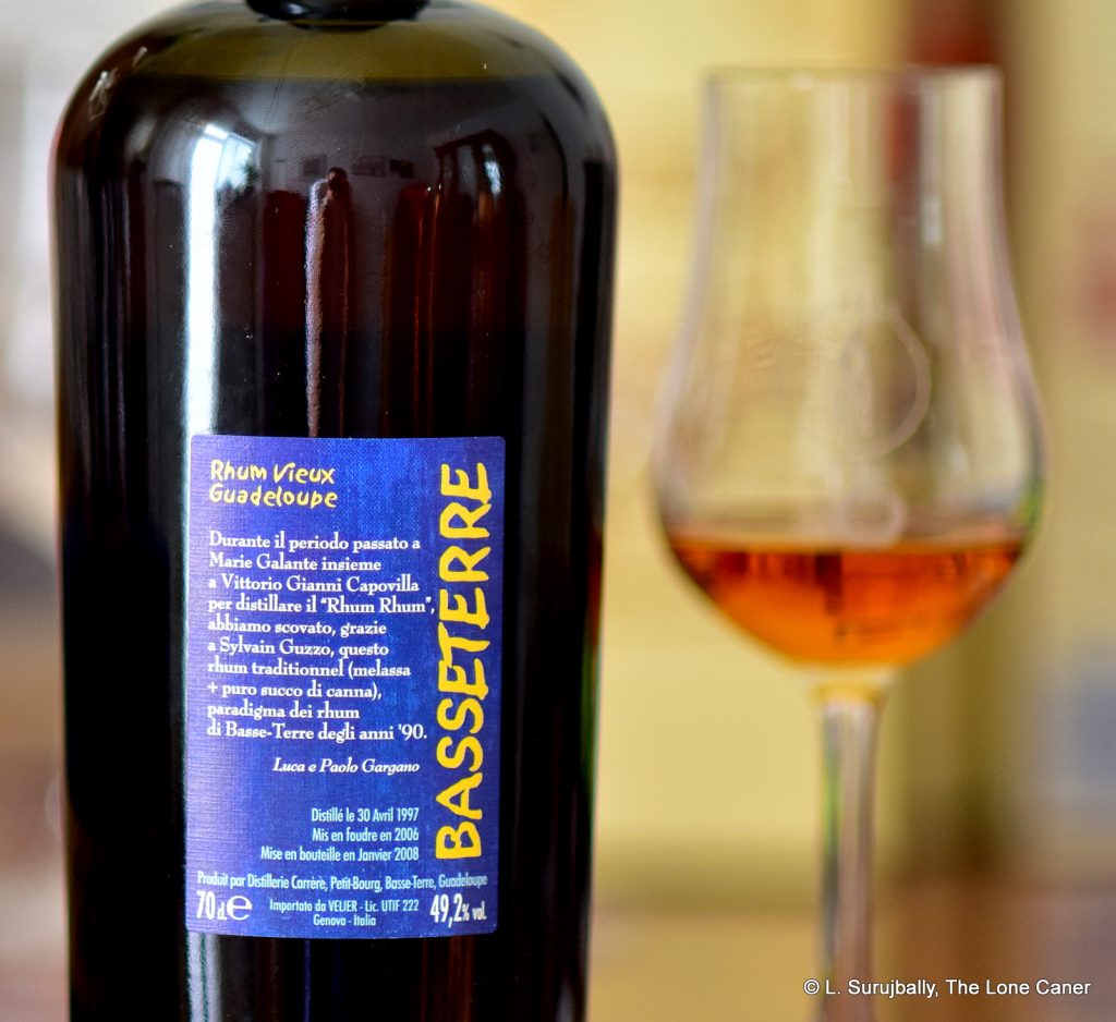 Velier Guadeloupe Rhum Vieux “Basseterre” 1997 – Review – The Lone Caner