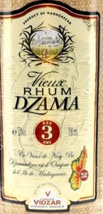 Dzama 3 Year Old Madagascar Rum – Review – The Lone Caner