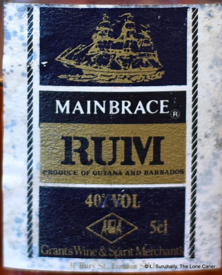 Mainbrace Rum (Late 1980s) – The Lone Caner