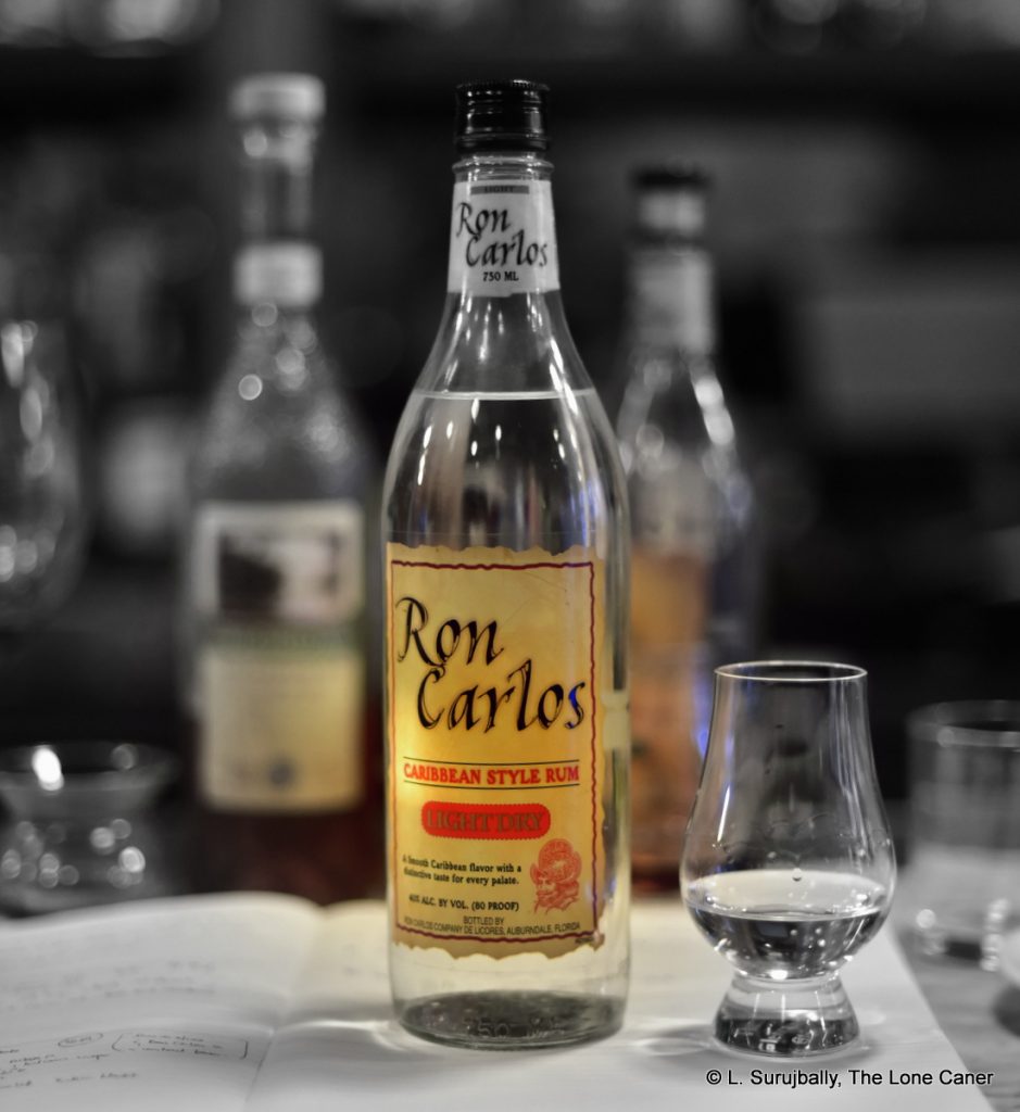 Ron Carlos Caribbean Style Rum “Light Dry” – Review – The Lone Caner