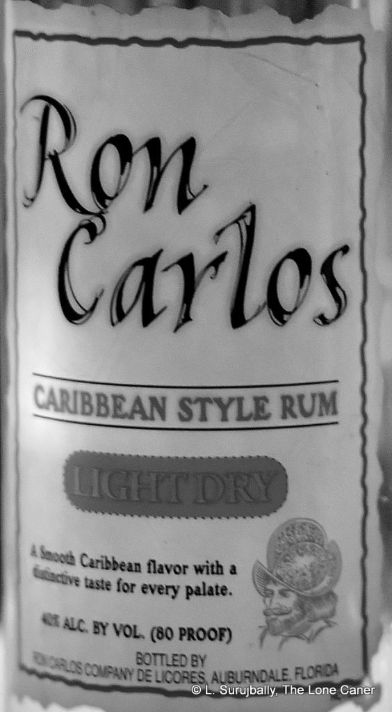 Ron Carlos Caribbean Style Rum “Light Dry” – Review – The Lone Caner
