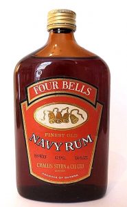 Four Bells Finest Old Navy Rum (1970-1980s) – The Lone Caner