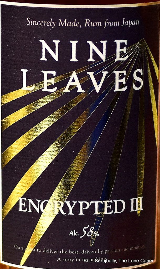 Nine Leaves “Encrypted” III 2 Year Old Blended Rum – Review – The Lone ...