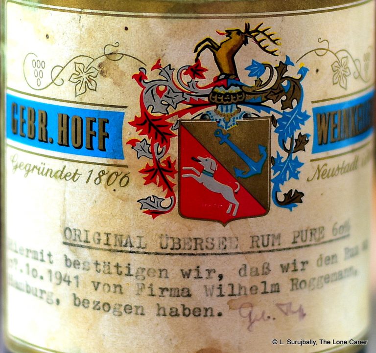German Overseas Rum (1920s / 1930s) – The Lone Caner
